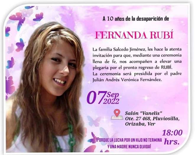 Blog Expediente MX | desaparecida-10-anos-fernanda-rubi | Portal de ... Blog Expediente MX | desaparecida-10-anos-fernanda-rubi | Portal de ...